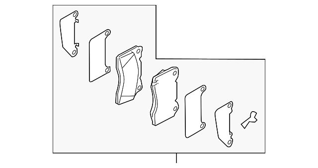 2004-2020 Subaru Brake Pads Front 26296FE100 | OEM Parts Online
