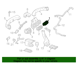 2018-2021 Mercedes-Benz Dashboard Air Vent 238-830-02-00 ...