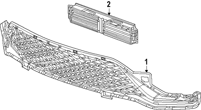 2024 Buick Envista Grille Assembly 42865147 | GM Parts Center