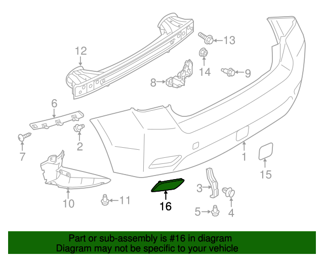 2017-2022 Subaru OEM NEW 17-20 Subaru Impreza Acsent Reflector Right ...