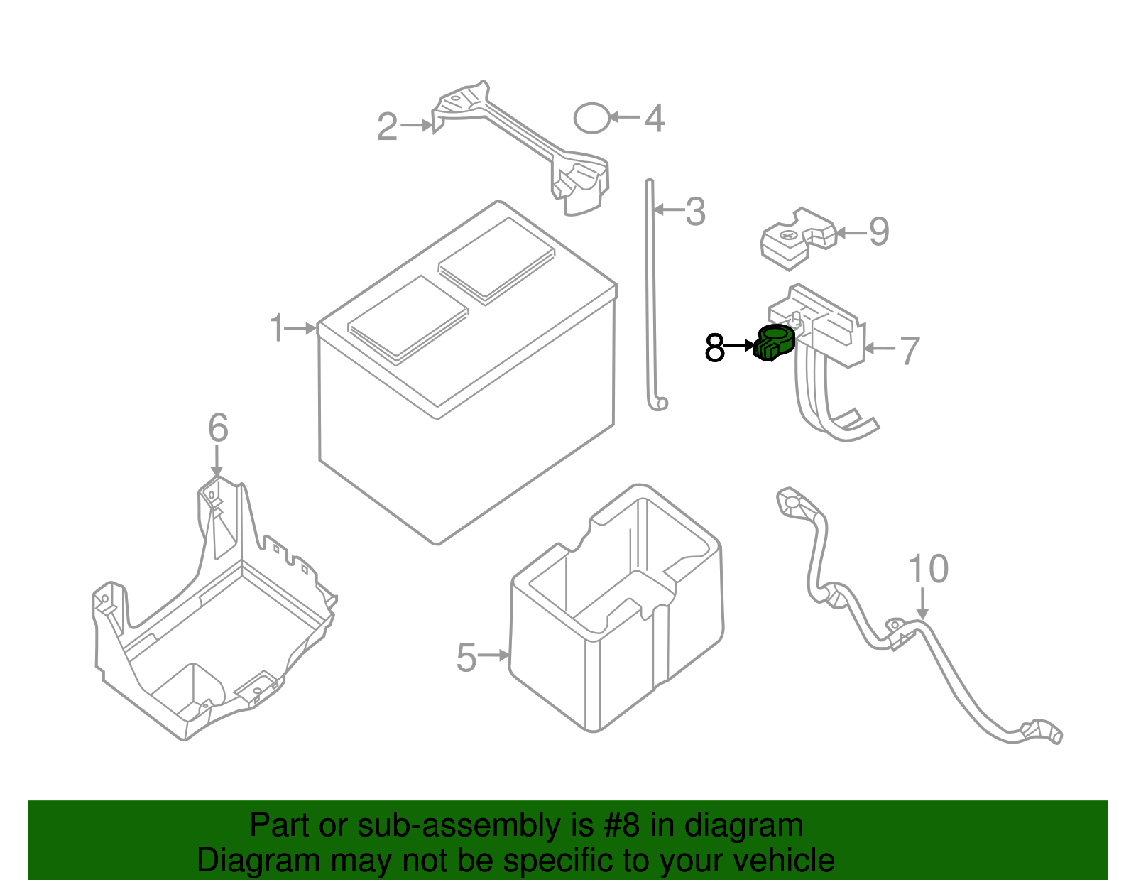 1998-2025 Nissan Positive Battery Terminal (z33 Z34 N50 Wd22 A60 A61 ...