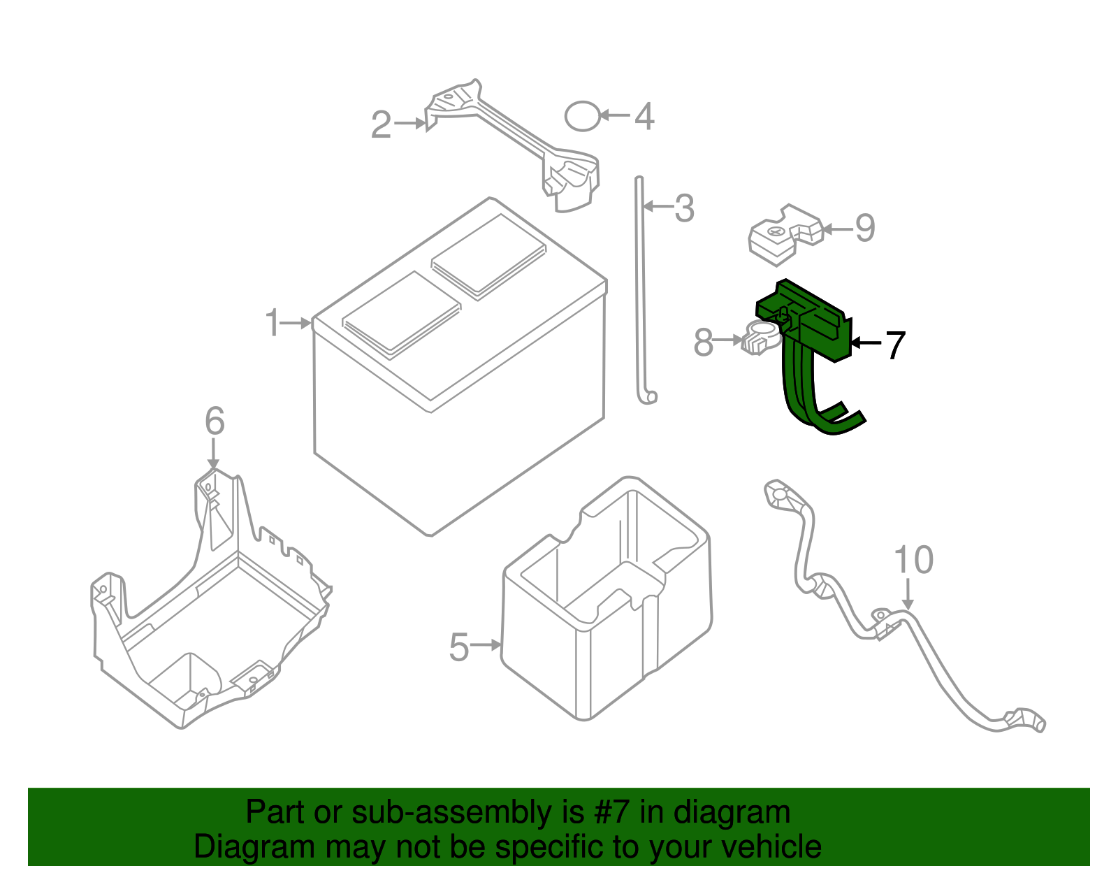 24080-1PD0A - 2012-2017 Nissan - Ground Cable | Anicra Nissan Parts