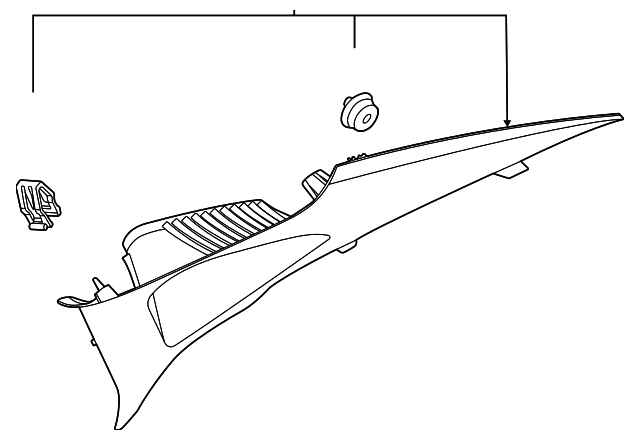 87860-L2000 - Trim 2021-2023 Kia K5 | Kia.Parts Store