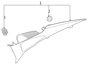 87860-L2000 - Trim 2021-2023 Kia K5 | Kia.Parts Store