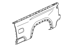 2020-2024 GM Passenger Side Pickup Box Outer Panel 84978555 GM ...