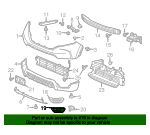 2017-2019 Honda CR-V 17'-19' HONDA CR-V RH Front Fog Light Garnish ...