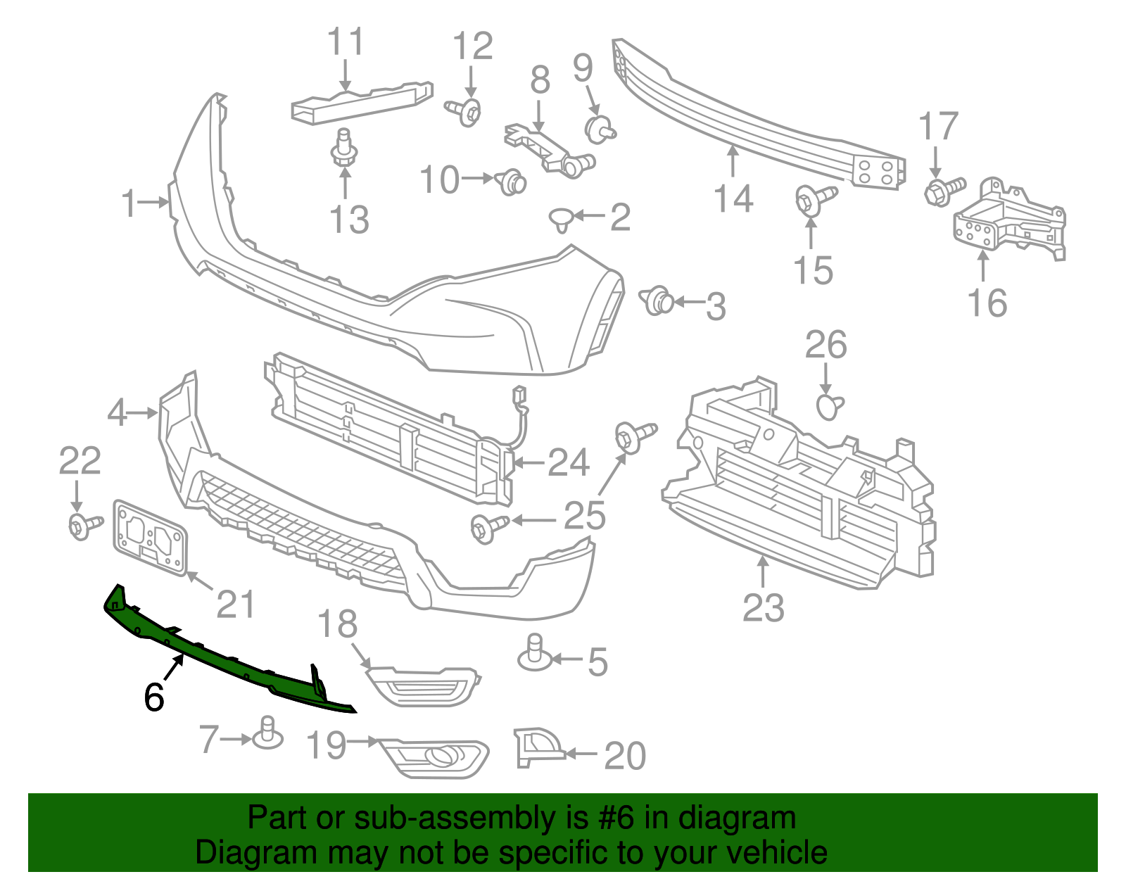 2017-2019 Honda CR-V Lower Deflector 71110-TLA-A00 | OEM Parts Online