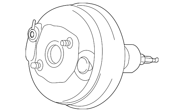 2011-2018 Audi Brake Booster 4H0-612-107-A | Genuine Audi Parts