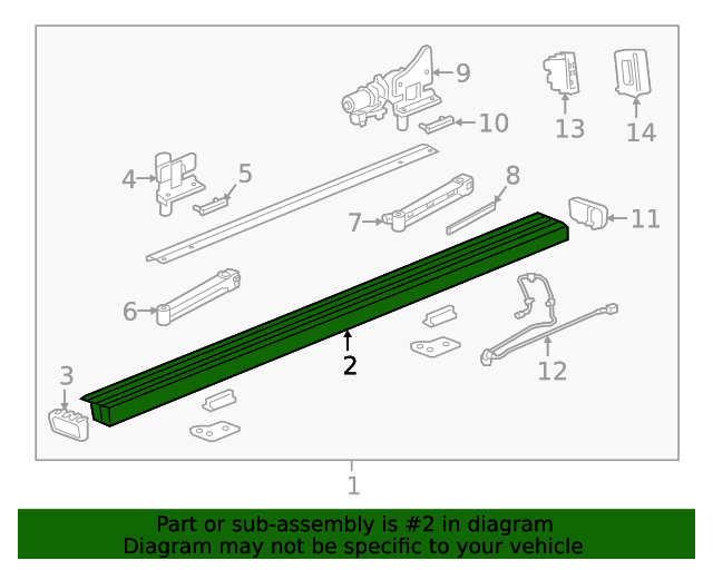 84266745 - Driver Side Assist Step 2019-2024 GM | Chevrolet Parts Direct