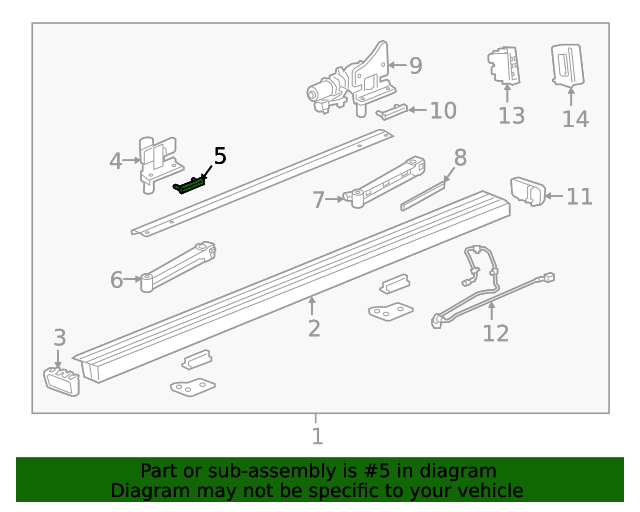 2019-2024 GM Front Bracket Insulator 84722532 GM | GMPartsDirect.com