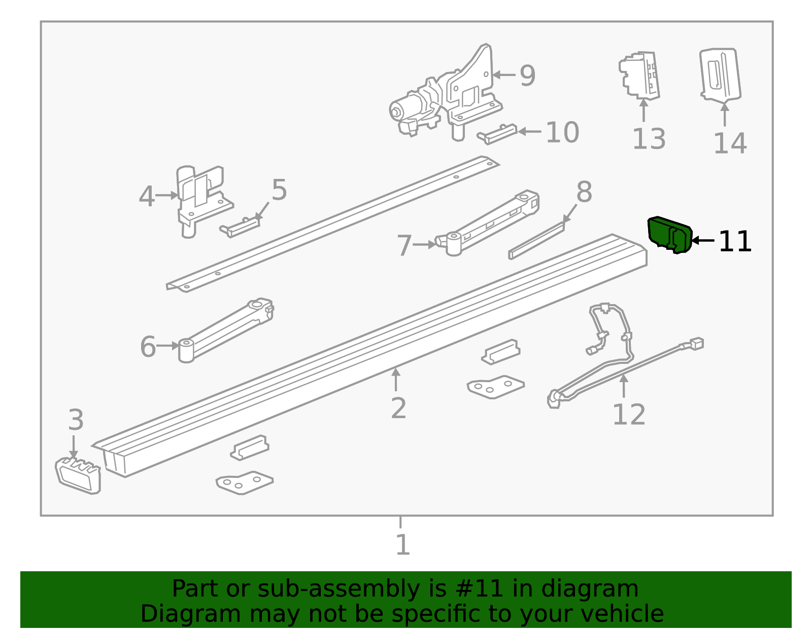 84266749 - Driver Side Assist Step Switch 2019-2025 GM | GMPartsNow