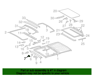 1986-2018 Mercedes-Benz Stay 124-782-00-46 | MB OEM Parts