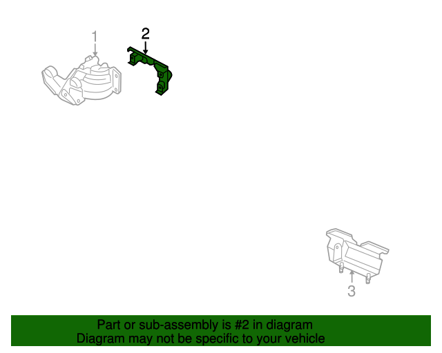 Genuine Bracket for 2005-2009 Saab 9-7x | Part# 15195379 | Over 30% Off ...
