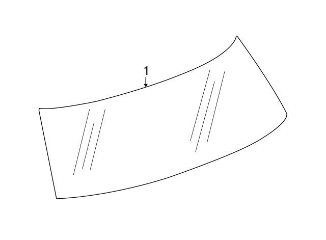 2018-2021 Chevrolet Traverse Rear Window 84252231 | GMPartsDirect.com