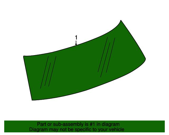 2018-2024 Chevrolet Rear Window 84252231 GM | GMPartsDirect.com