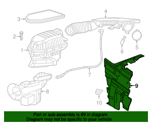 2011-2023 Mopar Shield 05182345AE | Mopar Parts Canada