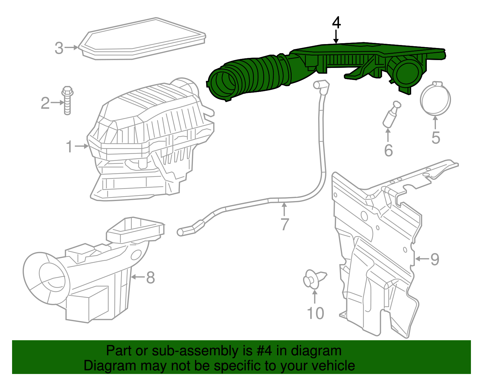 68413348AA - Air Cleaner - 2020-2021 Mopar | Mopar Parts Canada