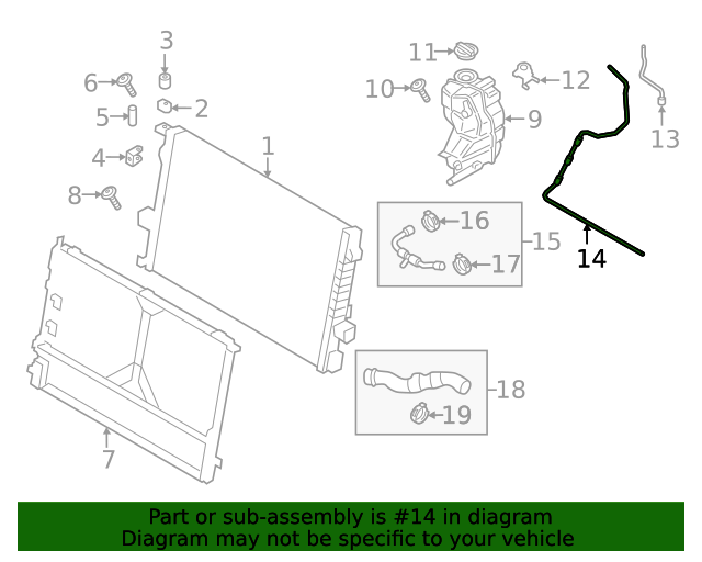 2017-2020 Porsche Panamera Vent Pipe 9A7-122-447-00 | Sunset Porsche Parts