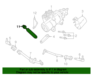 Genuine OEM Ford Part - Steering Damper 8C3Z-3E651-D | Genuine OEM Ford ...