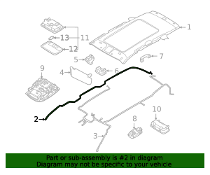 2021-2024 Kia Sorento Antenna Cable 96230-R5600 | QuirkParts