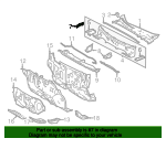 2014-2019 Toyota Corolla Cowl Extension (Right) 55083-02010 | Longo ...