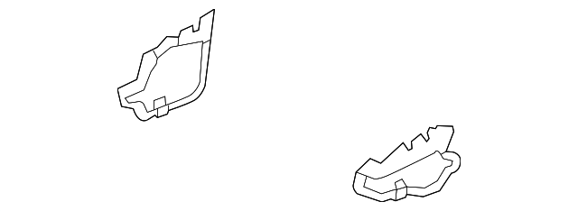 2014-2019 Toyota Corolla Splash Shield 55734-02200 | Toyota Parts Center