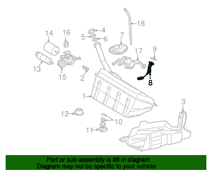 170-542-15-17 - Fuel Tank Sending Unit 2001-2004 Mercedes-Benz ...