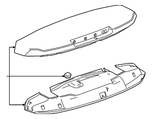 84554728 GM Primed Rear End Spoiler | GM Parts Store
