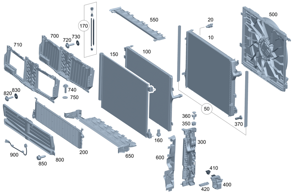 2235005901 - Parts Kit, Carrier 1991-2025 Mercedes-Benz | Mercedes-Benz ...