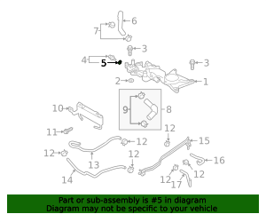 2017-2022 Subaru Engine Coolant Temperature Sensor O-Ring 803910060 ...