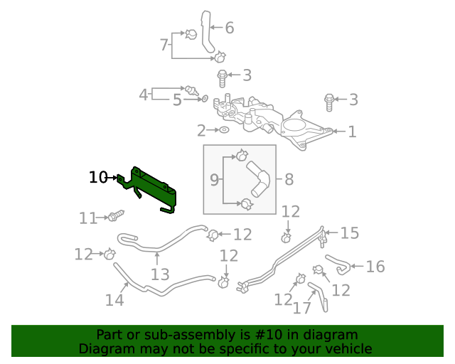 45510AN00A - Oil Cooler - 2020 Subaru | World OEM Parts Subaru