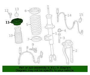 31306898829 - 2020-2022 BMW Strut Mount (31-30-6-898-829) | BMW of ...