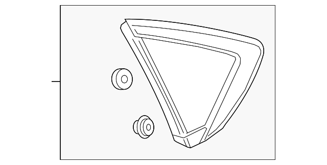 2018-2020 Buick Regal Sportback F Molding 39195422 | GMPartsDirect.com