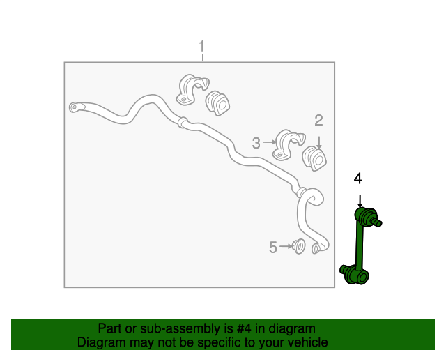 54830-2G000 - Stabilizer Link 2006-2010 Kia | Kia.Parts Store