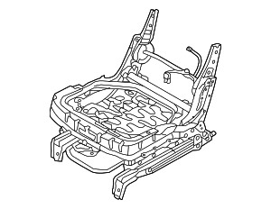2017-2019 Hyundai Cushion Frame 89600-B8131-RYN | World OEM Parts Hyundai