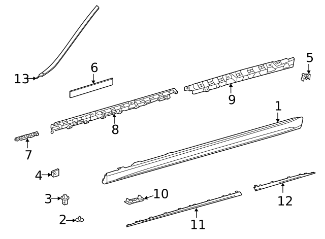 223-690-35-00-64 - Water Deflector Mercedes-Benz USA Parts