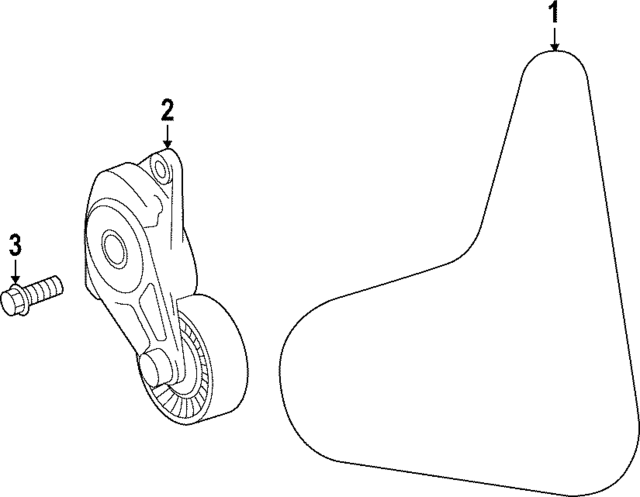 2019-2024 Lexus Serpentine Belt 90916-A2027 | Express Lexus Parts
