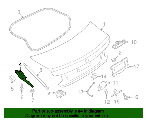 Genuine BMW 41-00-8-492-128 | Hinge | FREE Shipping on Most Orders $499 ...