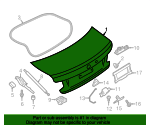 Genuine BMW 41-00-7-377-970 | Trunk Lid | FREE Shipping on Most Orders ...