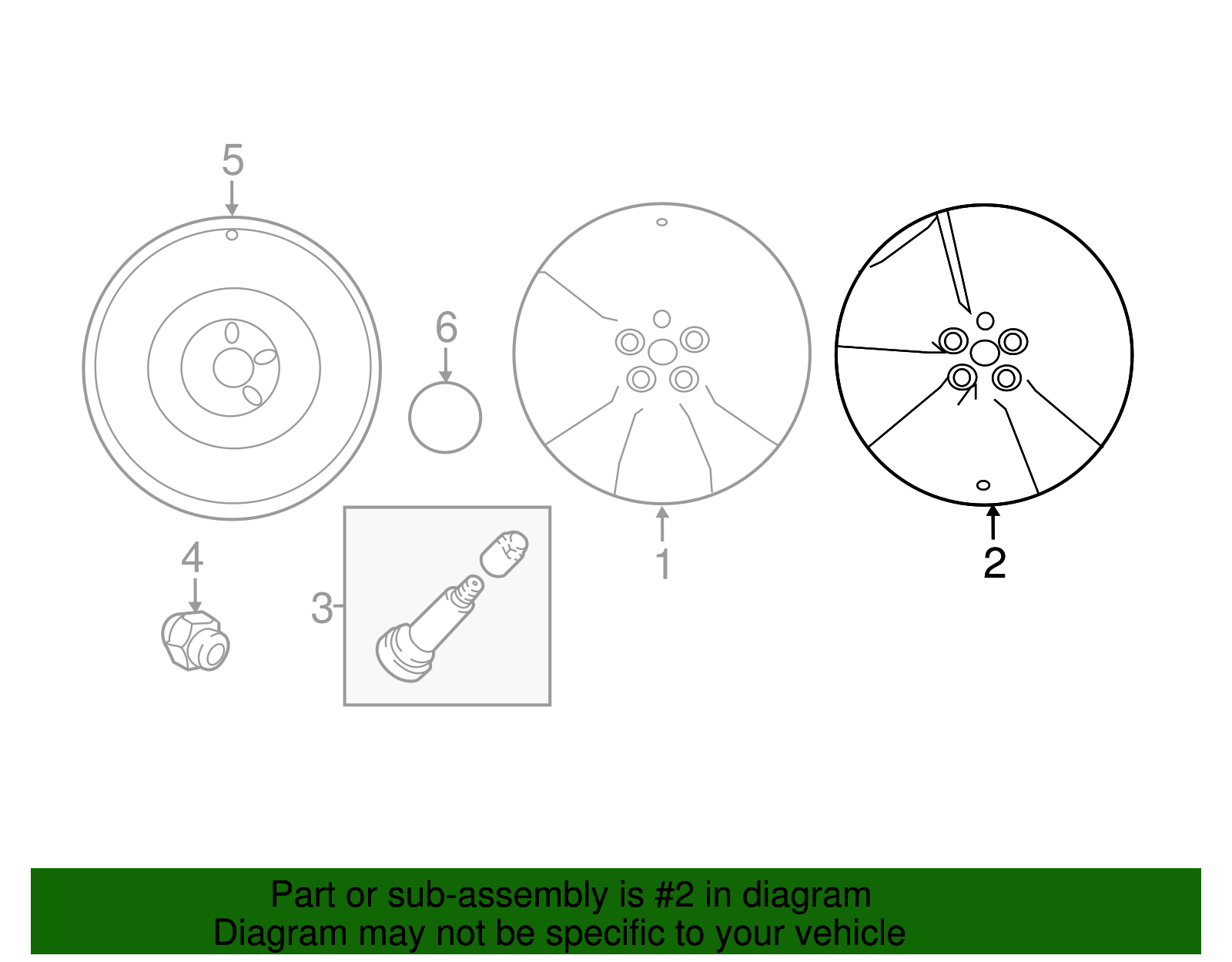 9965-18-8500 - Wheel Disc Aluminum 2016-2019 Mazda CX-9 | Mazda ...