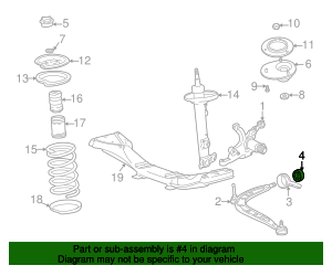 Genuine BMW 31-12-9-069-035 | Lower Control Arm Bushing | FREE Shipping ...