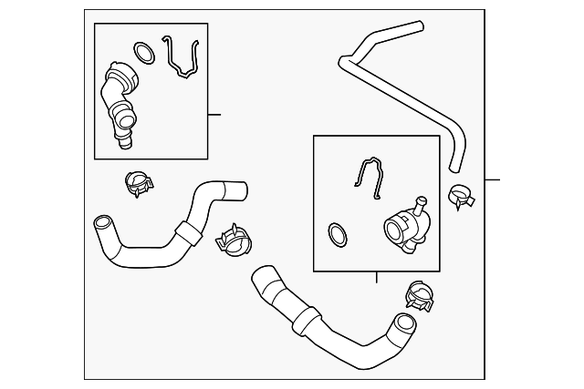 2019-2023 Volkswagen Upper Hose 5Q0-122-101-GS | OEM Parts Online