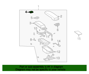 2001-2006 Lexus LS430 Lock 58971-50010-C0 | OEM Parts Online