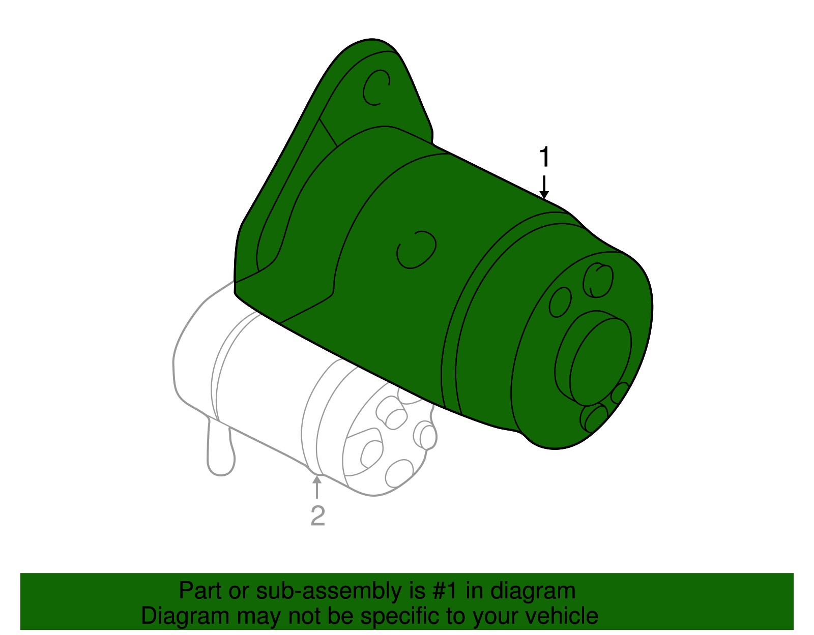 1999-2004 Nissan Starter Motor 2330M-4S103RW | Nissan Parts Central