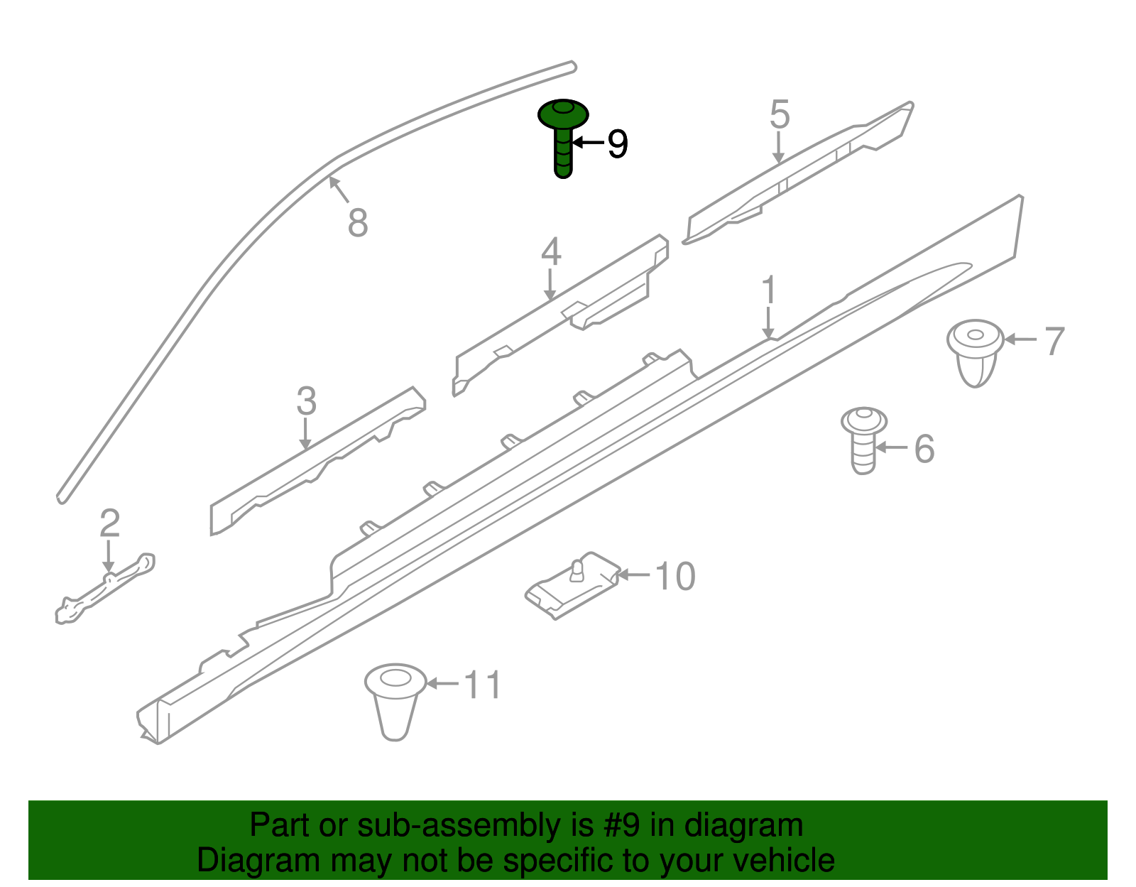 51417067920 - 2010-2025 BMW License Bracket Screw (51-41-7-067-920 ...