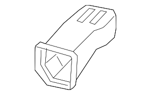 222-831-05-00 - Air Duct 2014-2021 Mercedes-Benz | Mercedes-Benz USA Parts