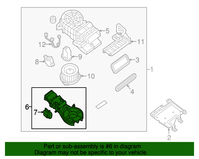 2013-2017 Nissan Pathfinder Lower Case 27460-3KA0A | TascaParts.com