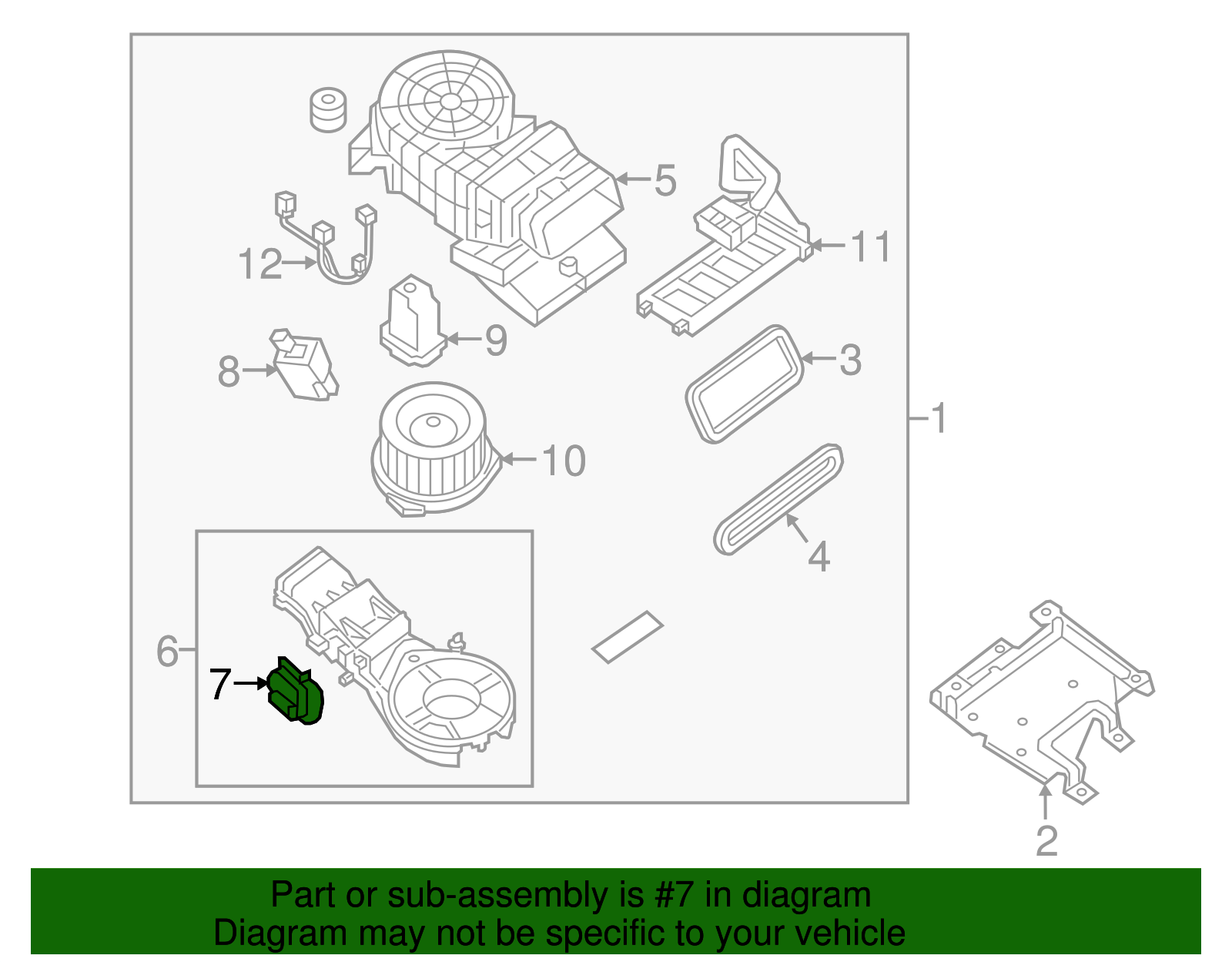 2013-2020 Nissan Pathfinder Actuator 27740-3KA0A | Parts Nissan of ...