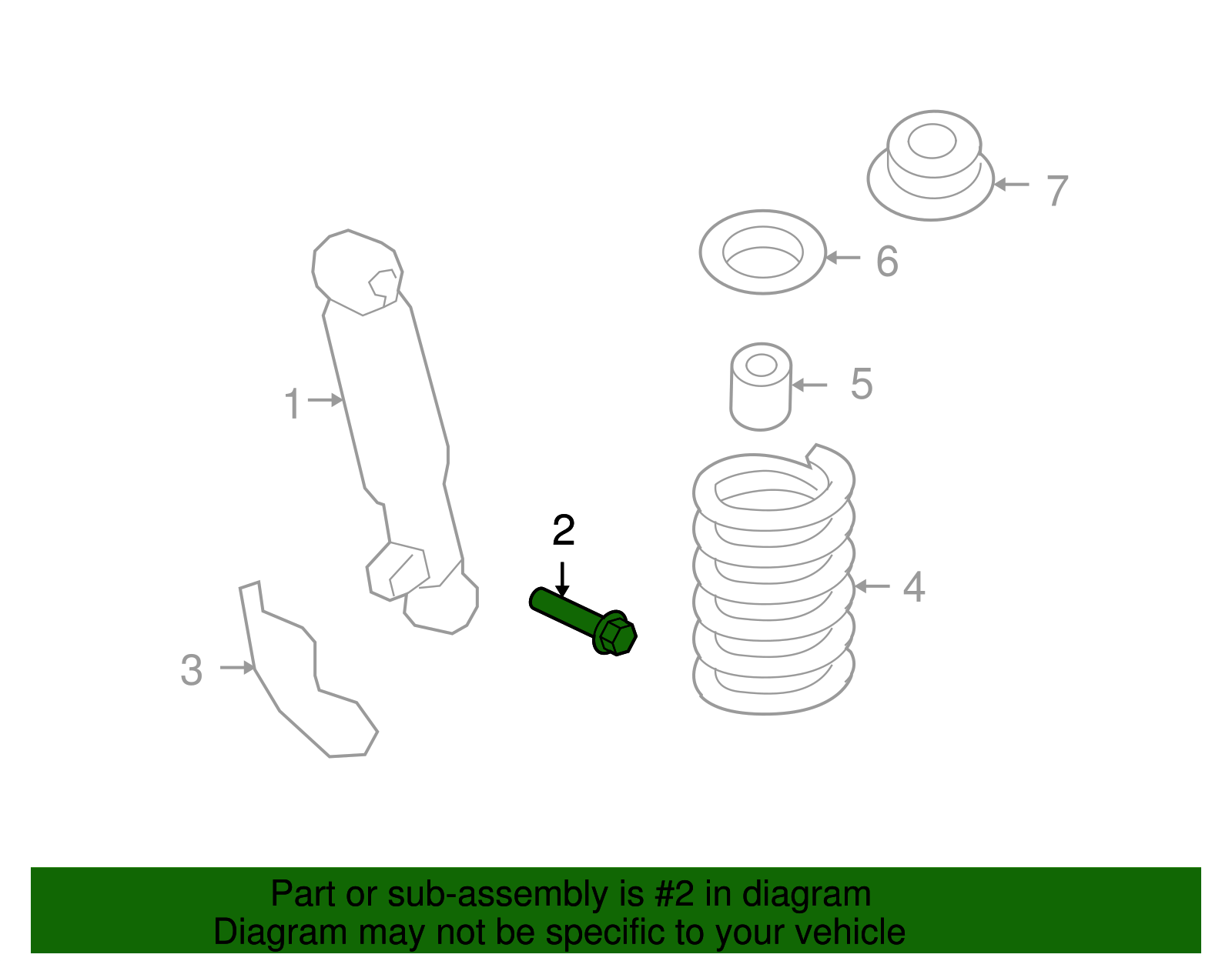 2007-2012 Hyundai Shock Bolt 55392-2B100 | Retail Performance Auto Parts