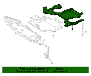 253-524-17-00 - Rear Shield 2020 Mercedes-Benz | Mercedes-Benz USA Parts